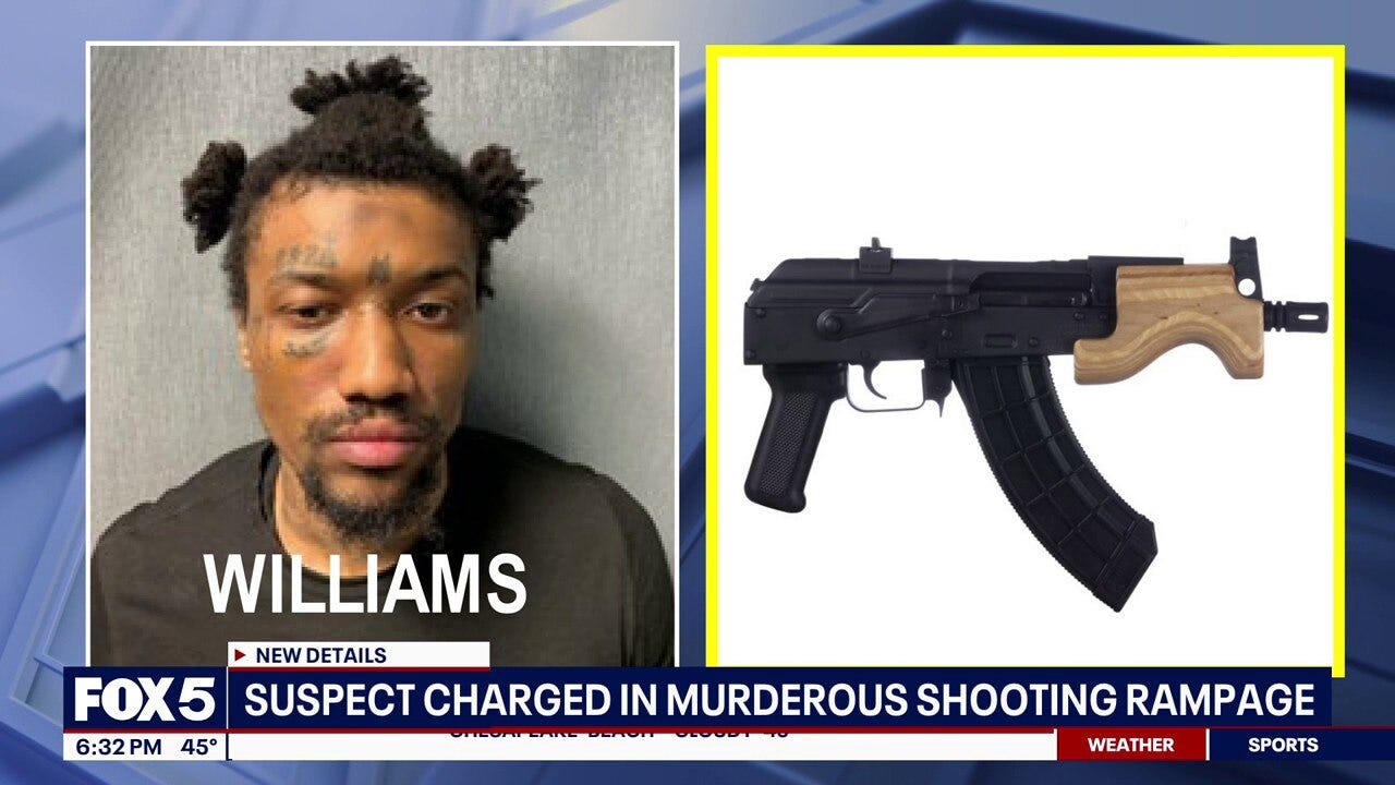 Man charged with murder in PG County shooting spree