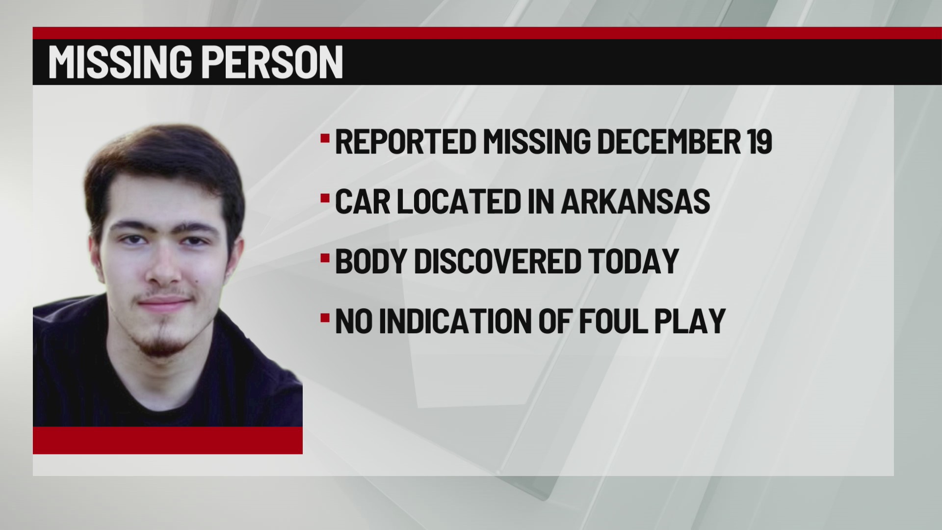 Body of missing Tama County man found in Arkansas