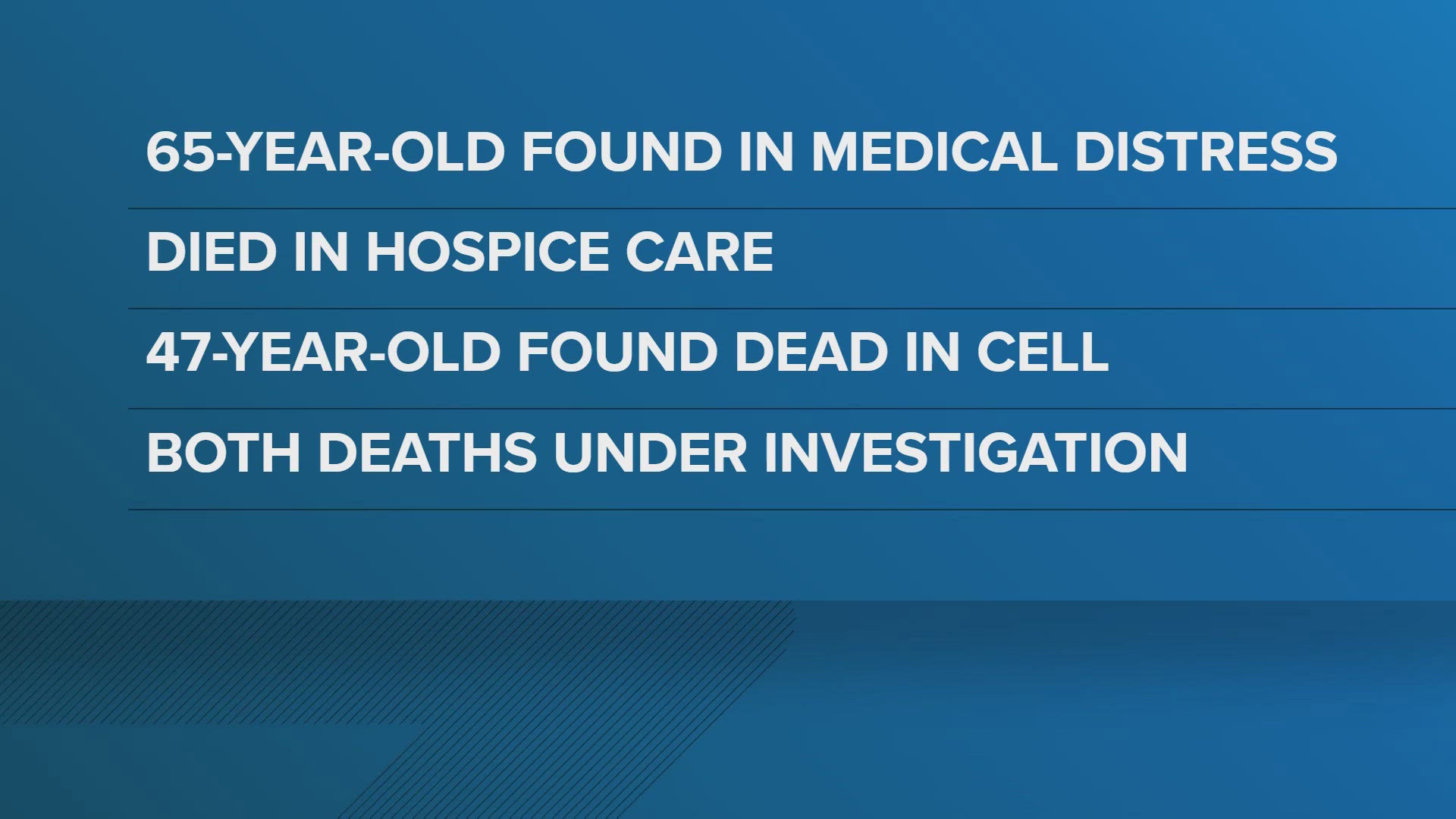 Guilford County Sheriff's Office investigating deaths of two inmates in ...