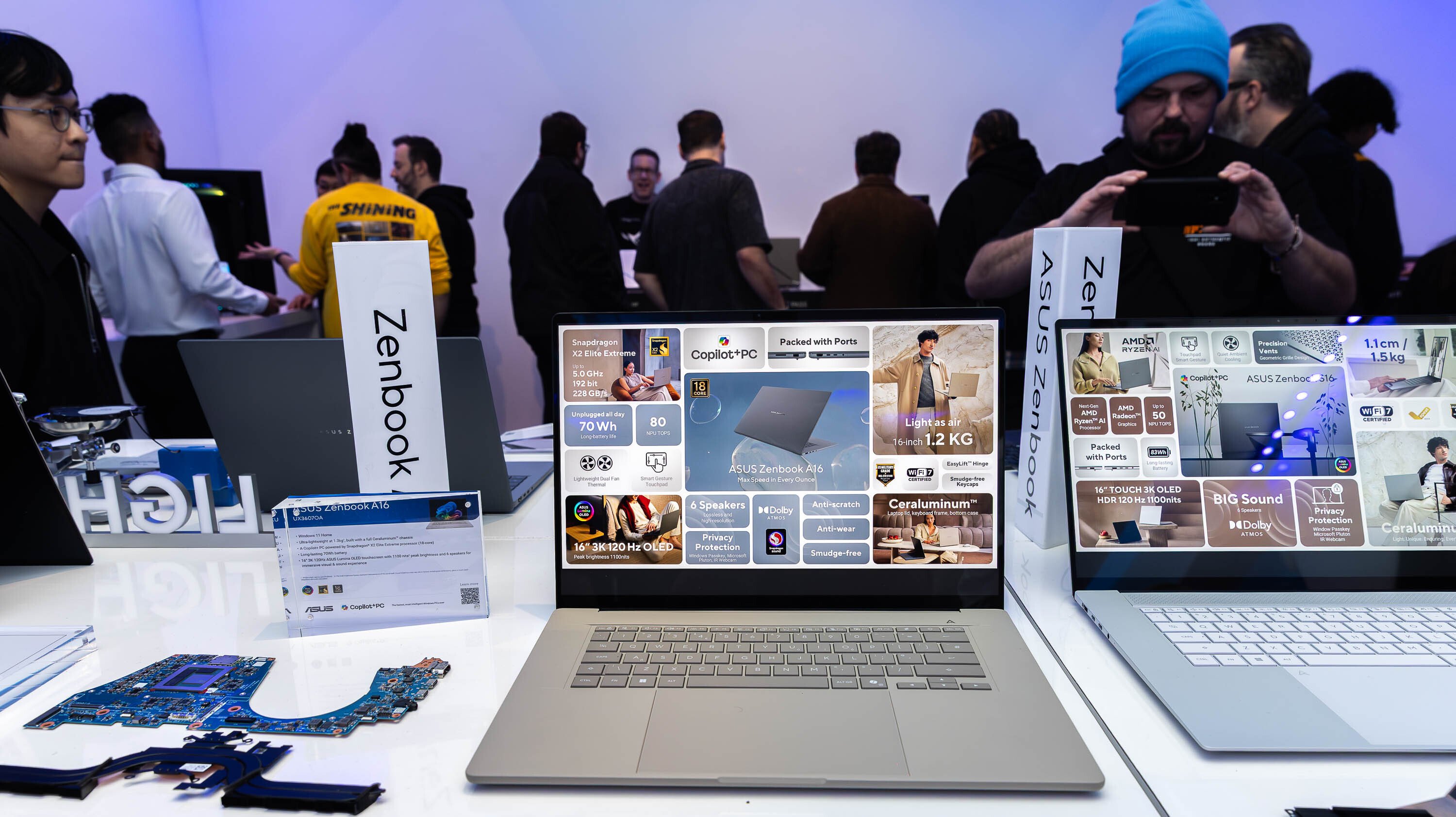 Asus Zenbook A16 hands on: A feathery, fiery laptop takes Snapdragon to ...