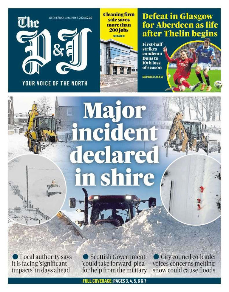 Scotland's papers: Big freeze 'to get worse' and footballer's dementia ...