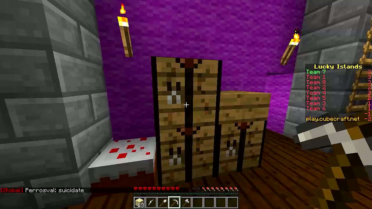 Minecraft: Sou um deus do raio! (Sky Wars Lucky Block)