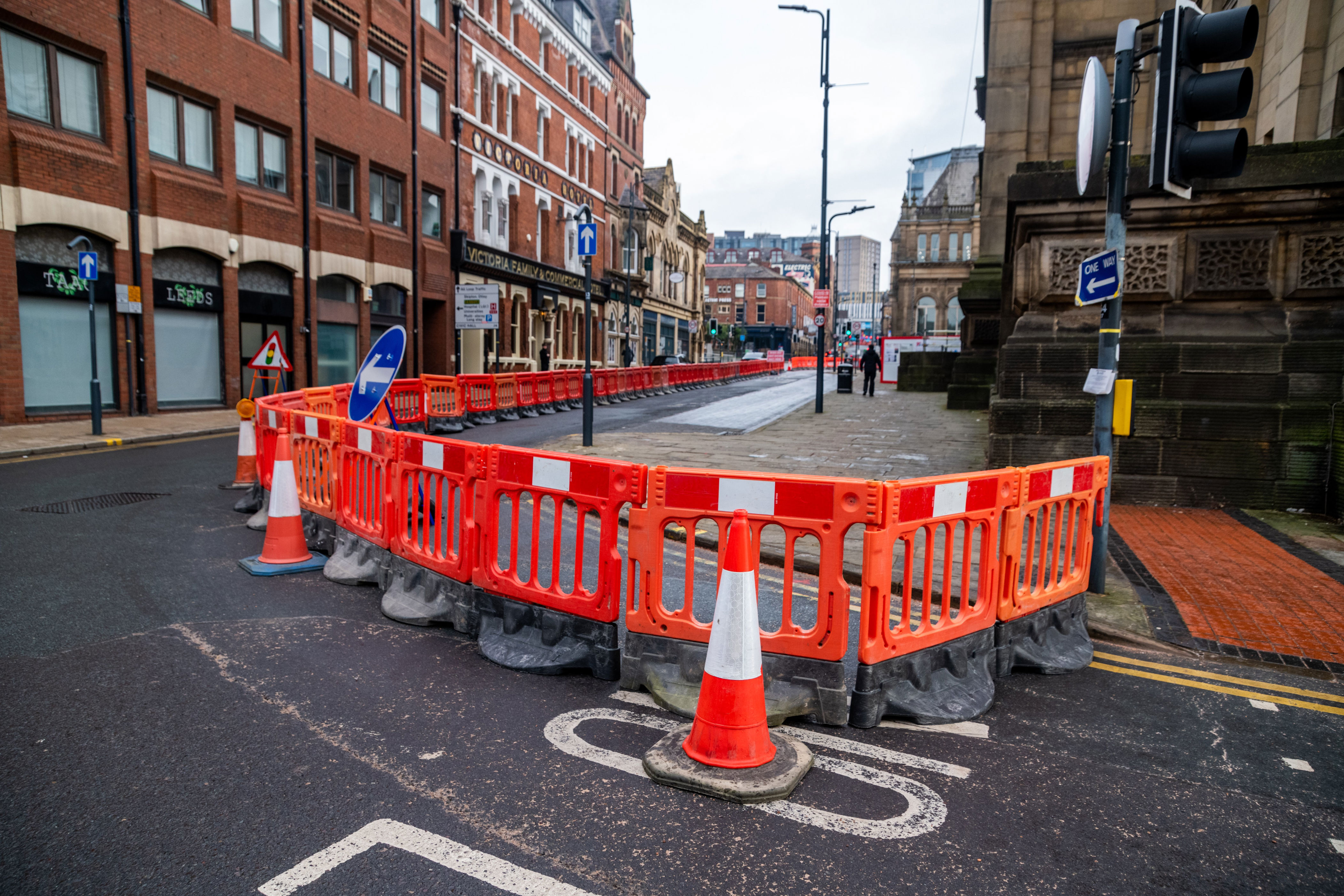 New pictures show work underway to transform Leeds city centre street ...