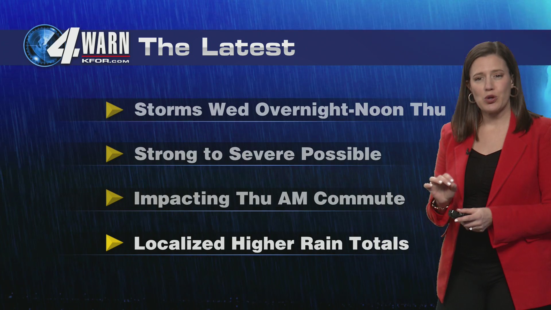 Meteorologist Emily Sutton talks about the latest storm timing for ...