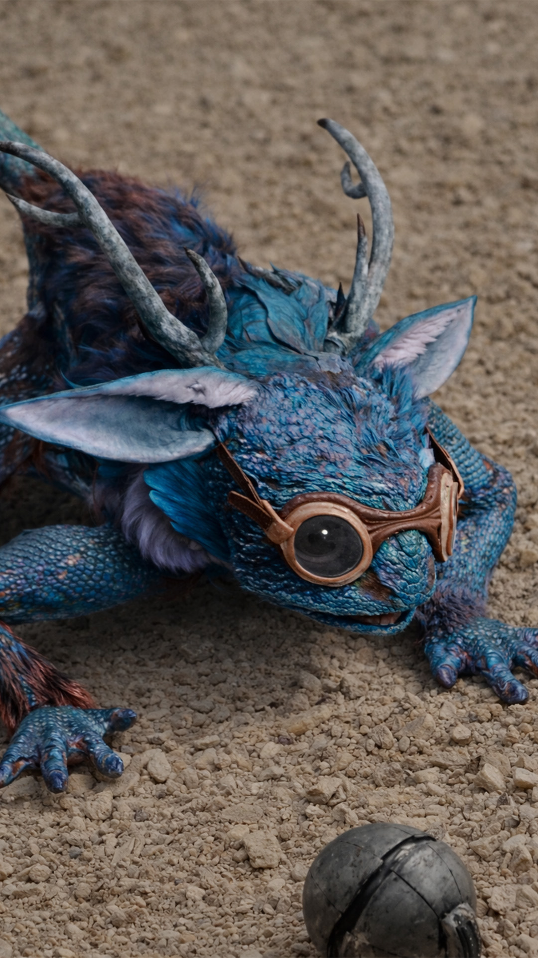 Playing fetch with a space dog