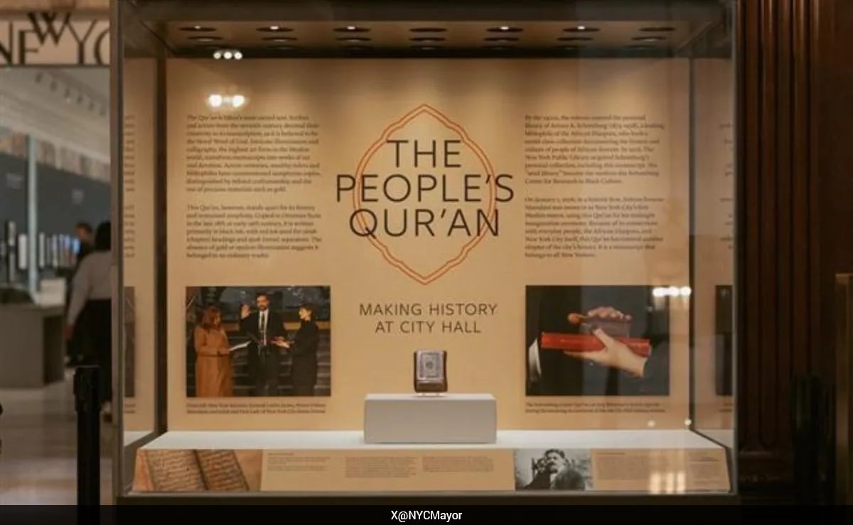 Belongs to all New Yorkers: Mamdani took oath on this 18th-century Quran