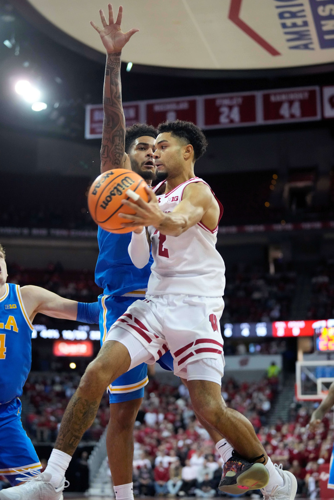 Wisconsin beats UCLA 80-72 in Bruins' first game in Madison since 1962