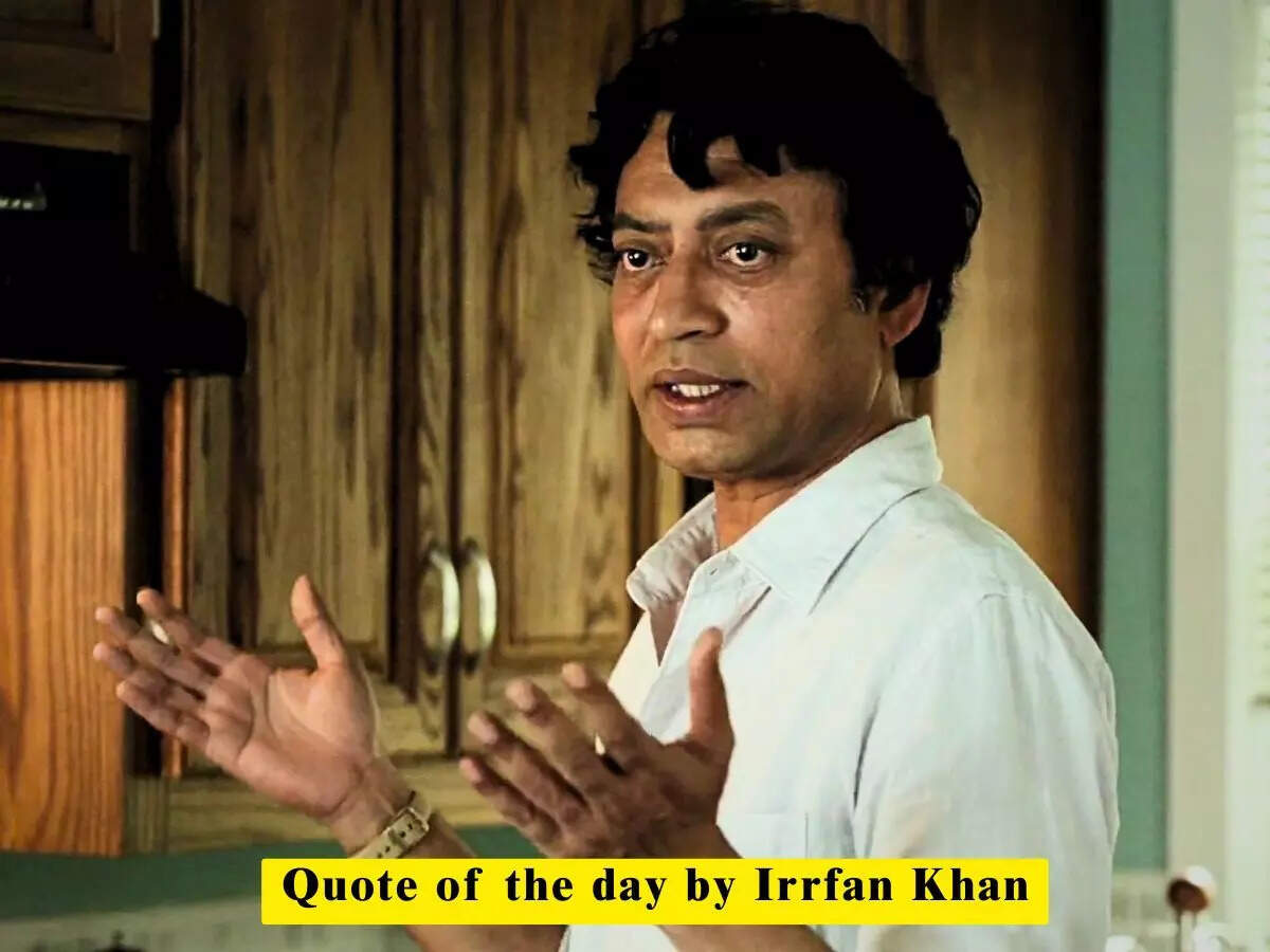 Quote of the day by Irrfan Khan from Life of Pi: "I think we forget ...