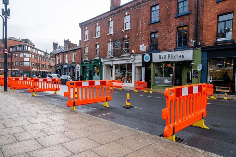 New pictures show work underway to transform Leeds city centre street ...