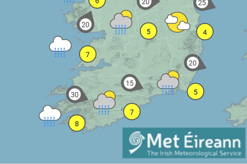 Cork weather: Met Eireann updates forecast as UK and France brace for ...