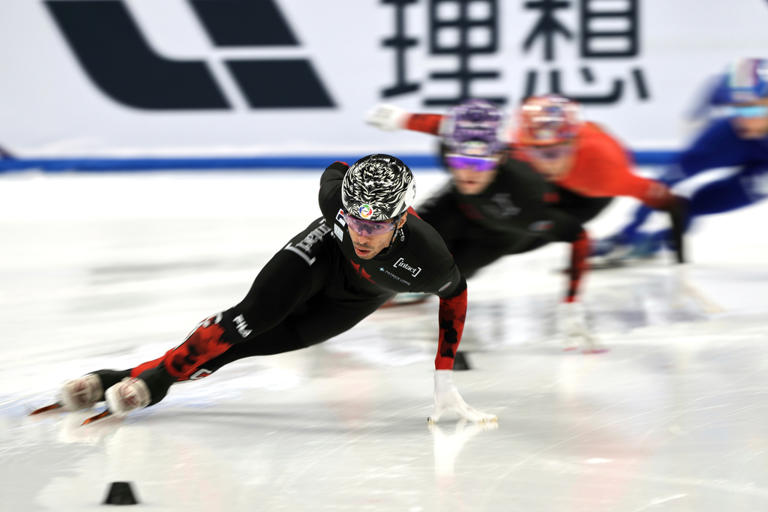 High-speed chaos on ice: What to know about short track speedskating at ...