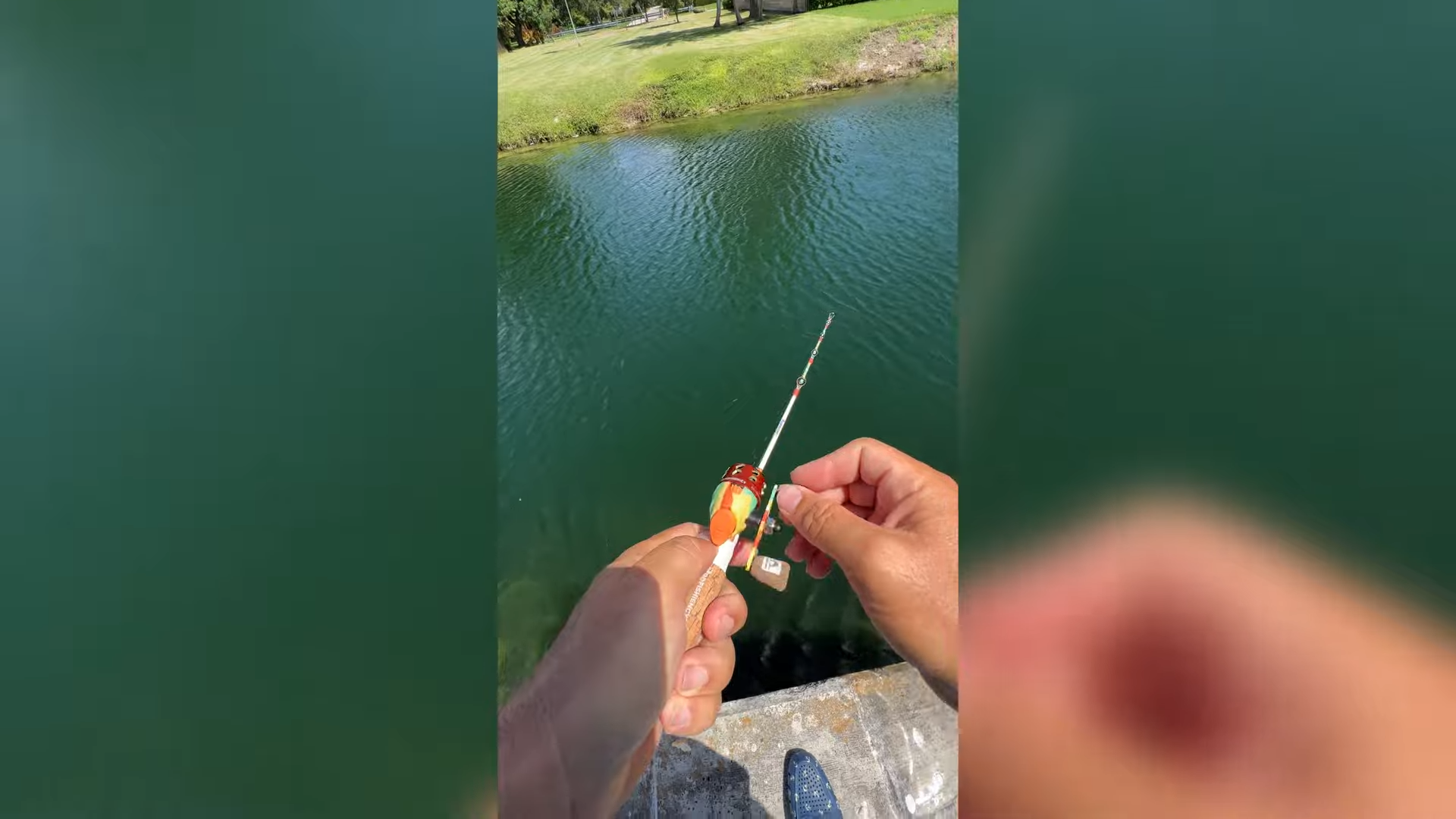 The viral micro fishing rod put to the test