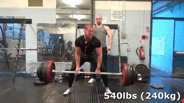540 lbs deadlift fail
