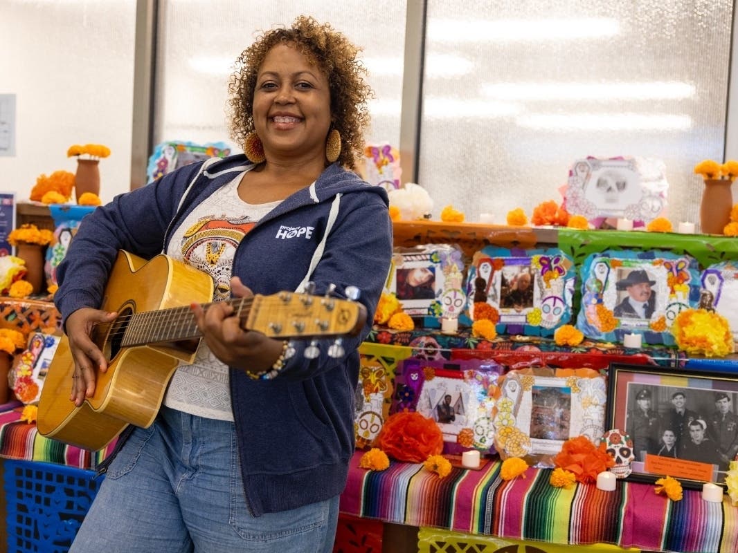 Fire survivors discover music's power to facilitate healing