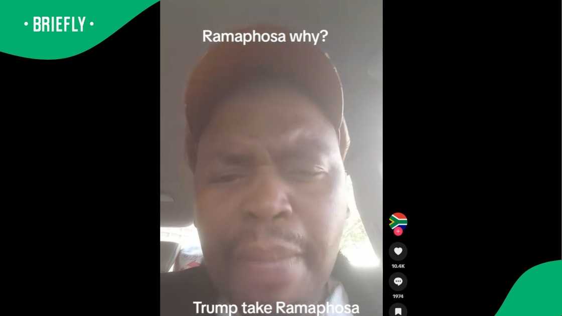 Trump, take him: SA man unleashes angry rant after Ramaphosa’s US criticism