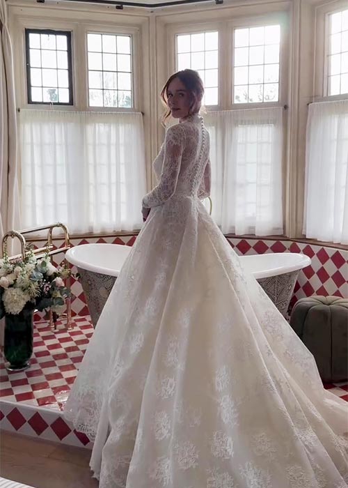 Holly Ramsay reveals her wedding dress and it's a nod to Kate Middleton