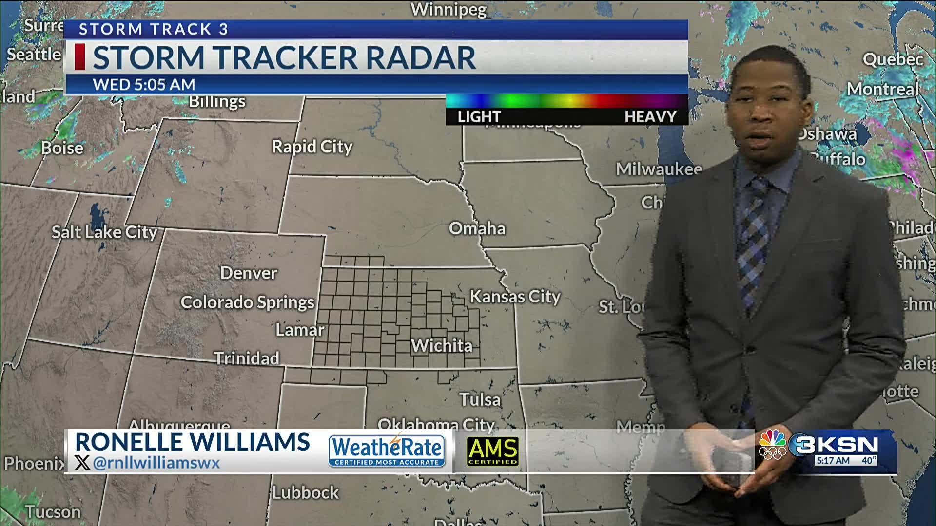 Wednesday morning forecast