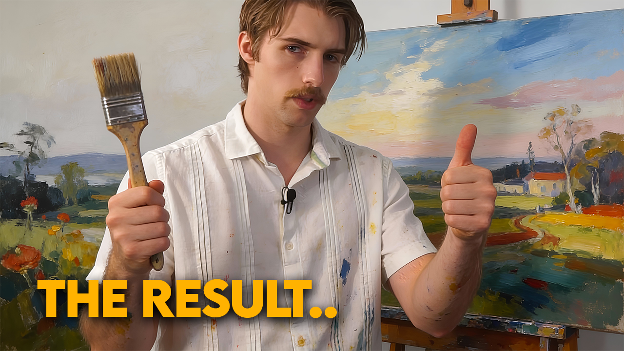 Can you create stunning oil paintings using the cheapest brushes from ...