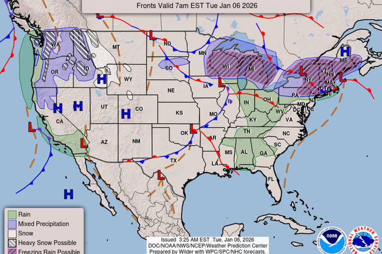 New York weather: Chaos as 2 winter storms ravage state with snow blast ...