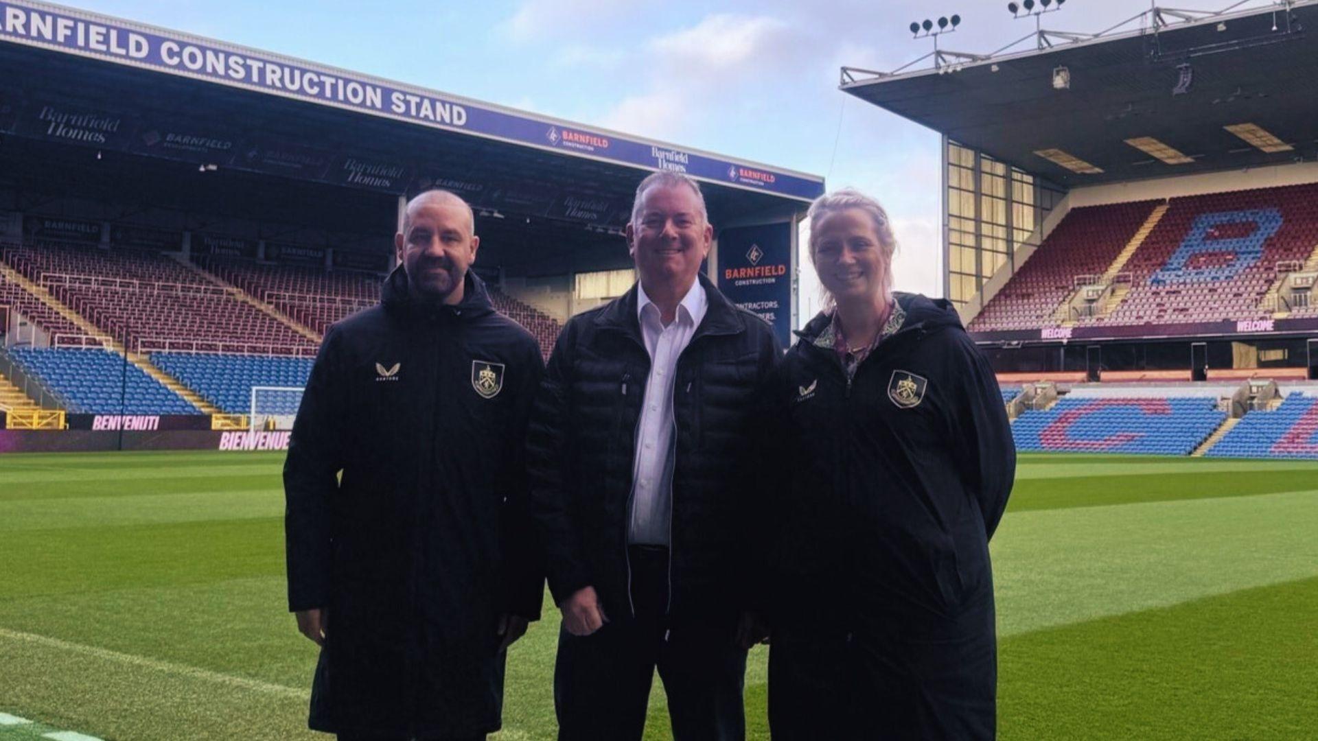 VEKA marks 40 years by supporting Burnley FC in the community