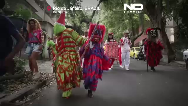 Brazil celebrates Three Kings Day with parade in Rio favelas