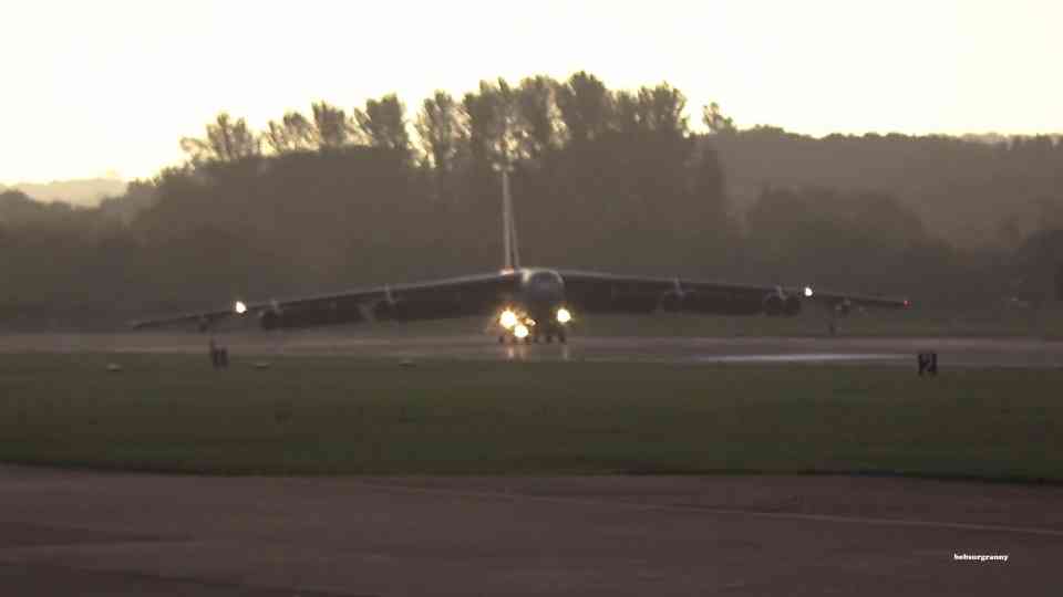The B-52s came back to RAF Fairford with full presence