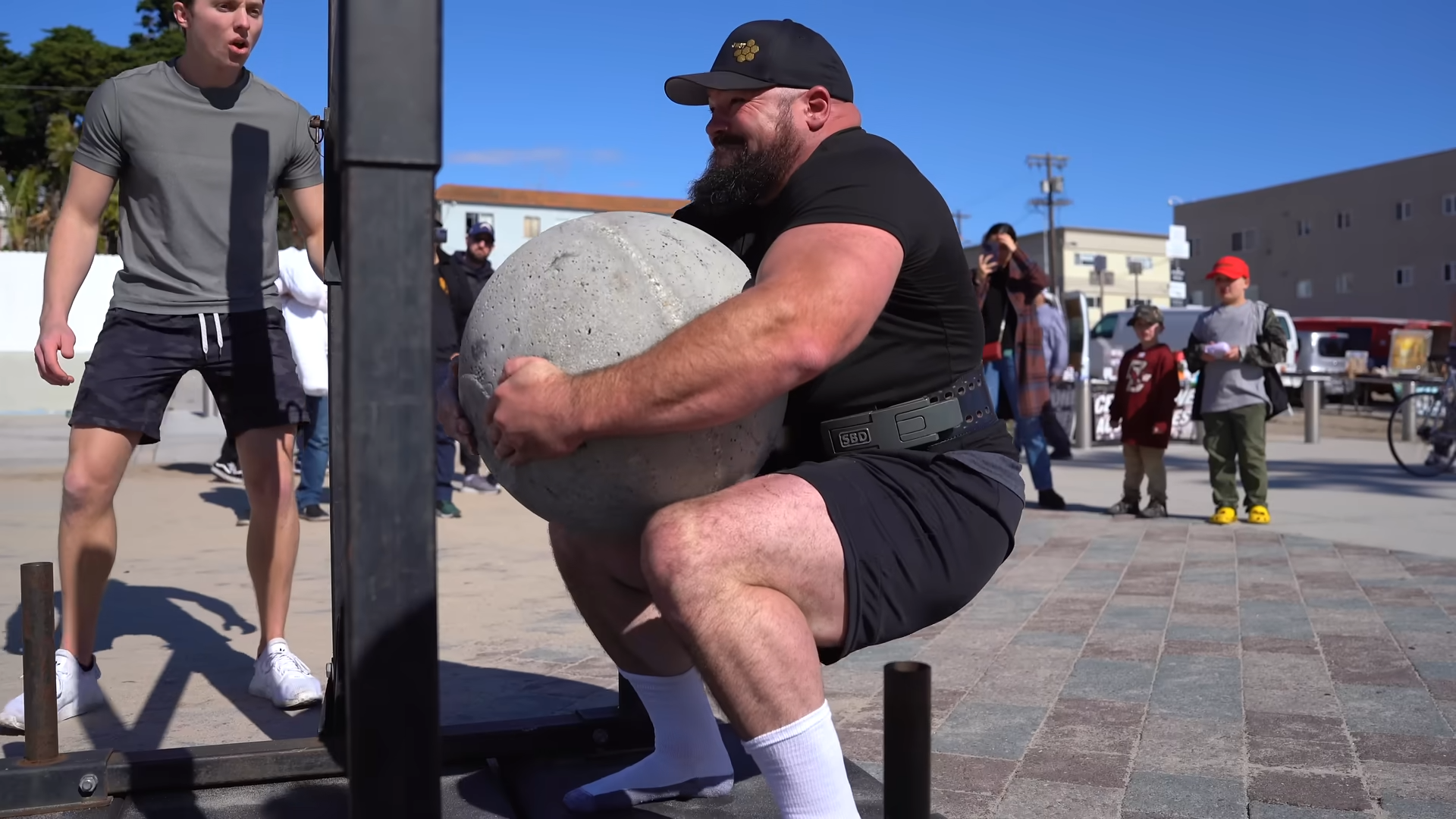 $500 if you can lift this stone. No one has