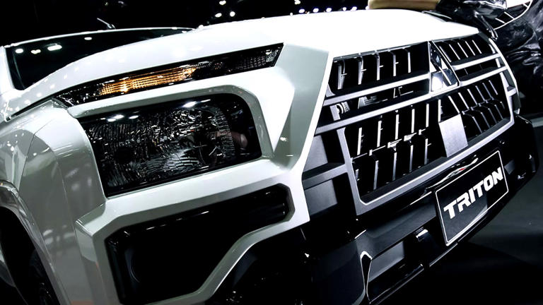 Mitsubishi gave the Triton a new face, but only in one country