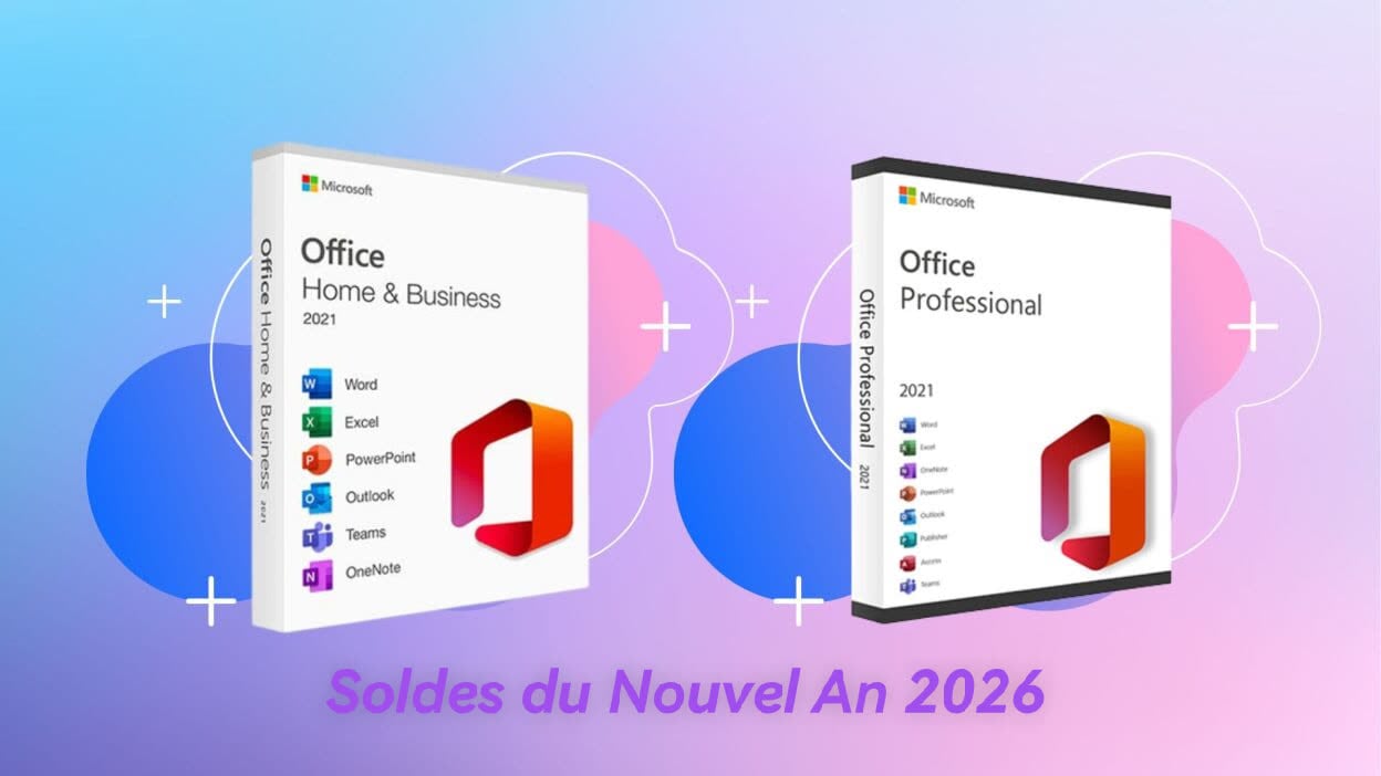 Démarrez 2026 organisé et prêt avec Microsoft Office 2021 dès 30 € 📍