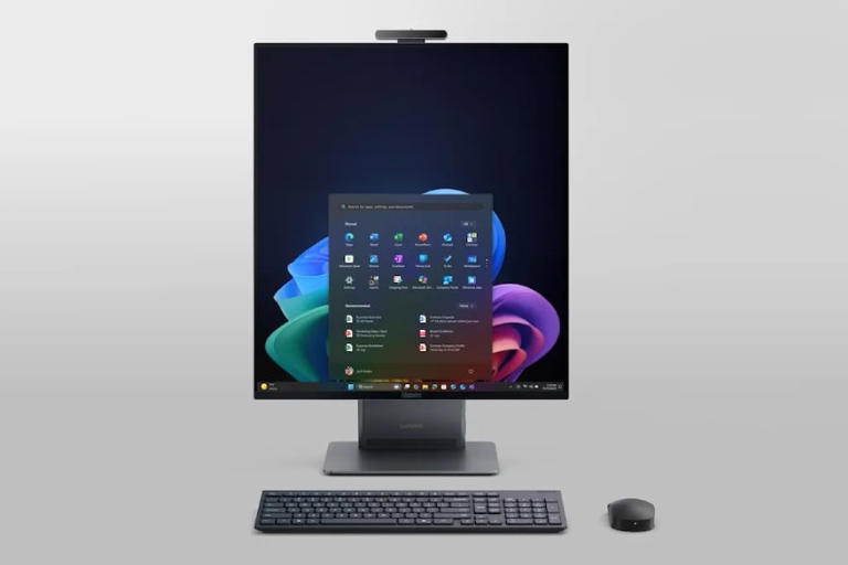 Lenovo unveils ThinkCentre X AIO: 27.6″ vertical display and Core Ultra ...