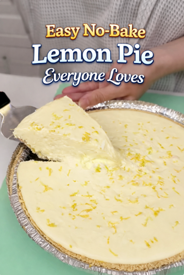 Easy no-bake lemon pie everyone loves