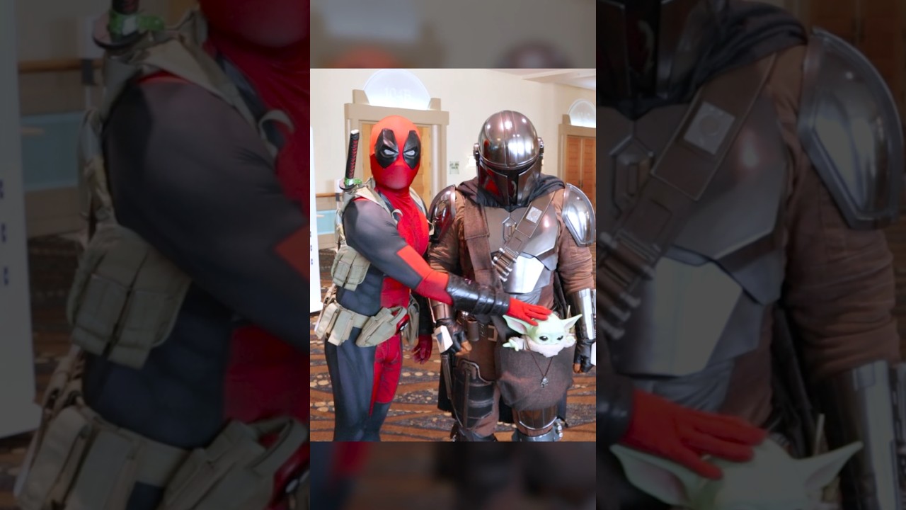 Deadpool meets the Mandalorian #deadpool #starwars #cosplay