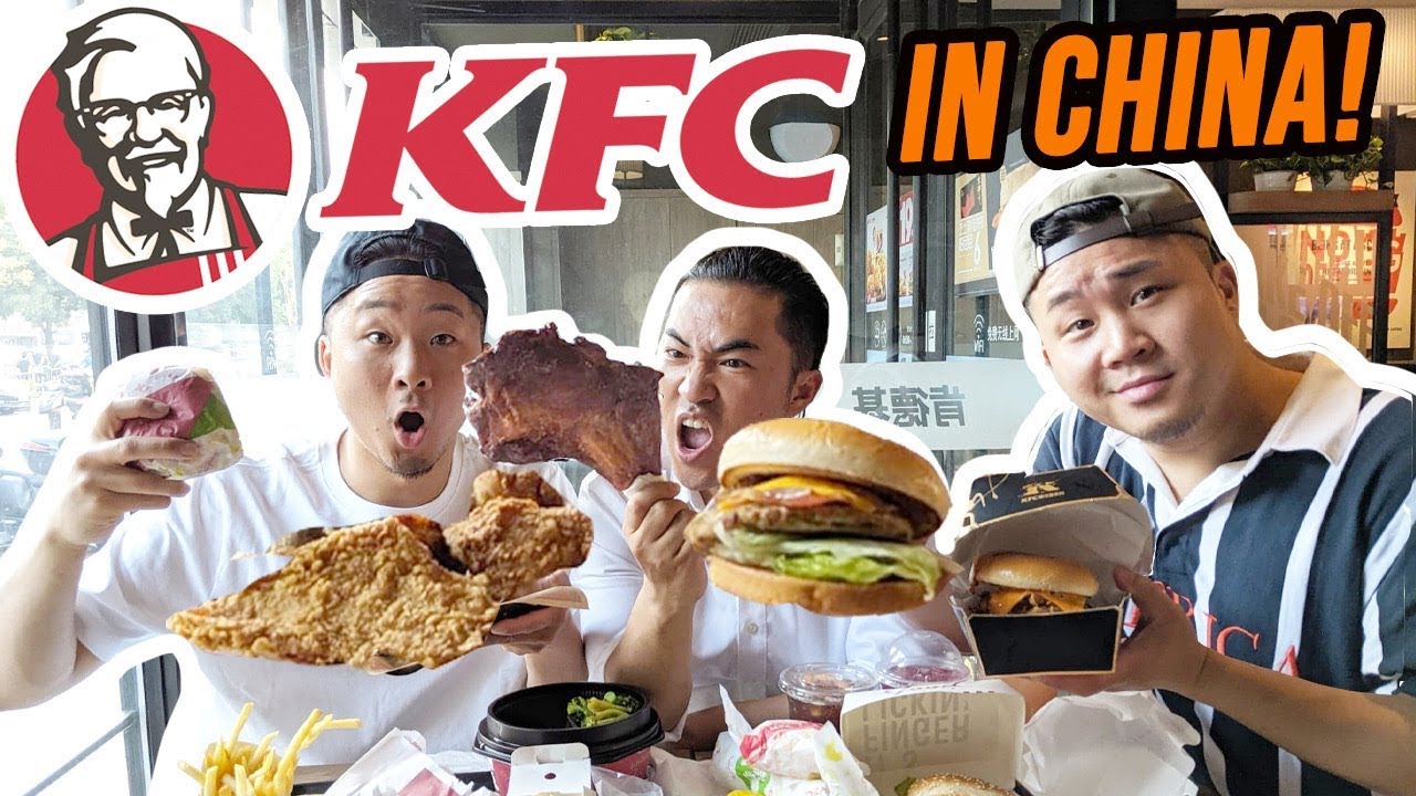 KFC in China compared with American menu classics