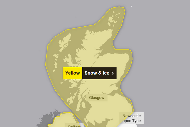 Met Office issues urgent injury warning as new yellow alert covers Scotland