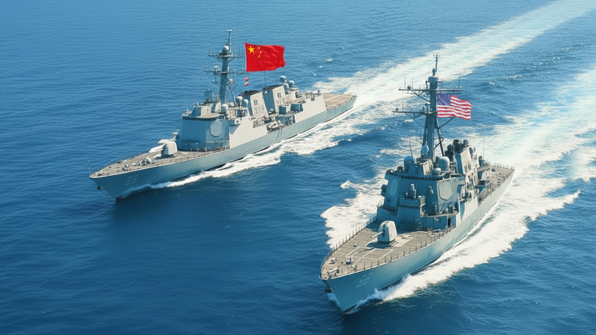 Chinese spy ship shadows US warships - the Navy responds