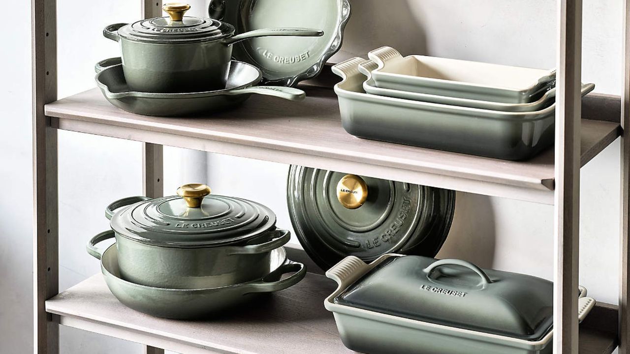 I use this Le Creuset set almost every day, and it's finally on sale