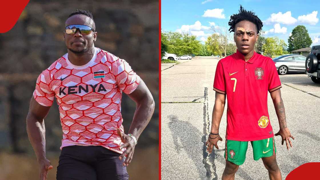 Ferdinand Omanyala says he’ll only race IShowSpeed for at least KSh 6.4m