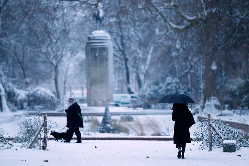 Snow and rain warning for four counties as eastbound Storm Goretti to ...