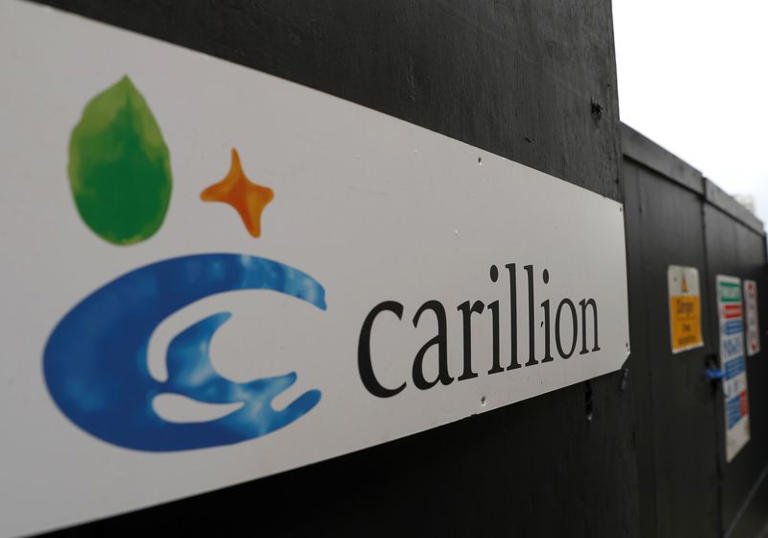 UK watchdog fines ex-Carillion finance chiefs over misleading statements