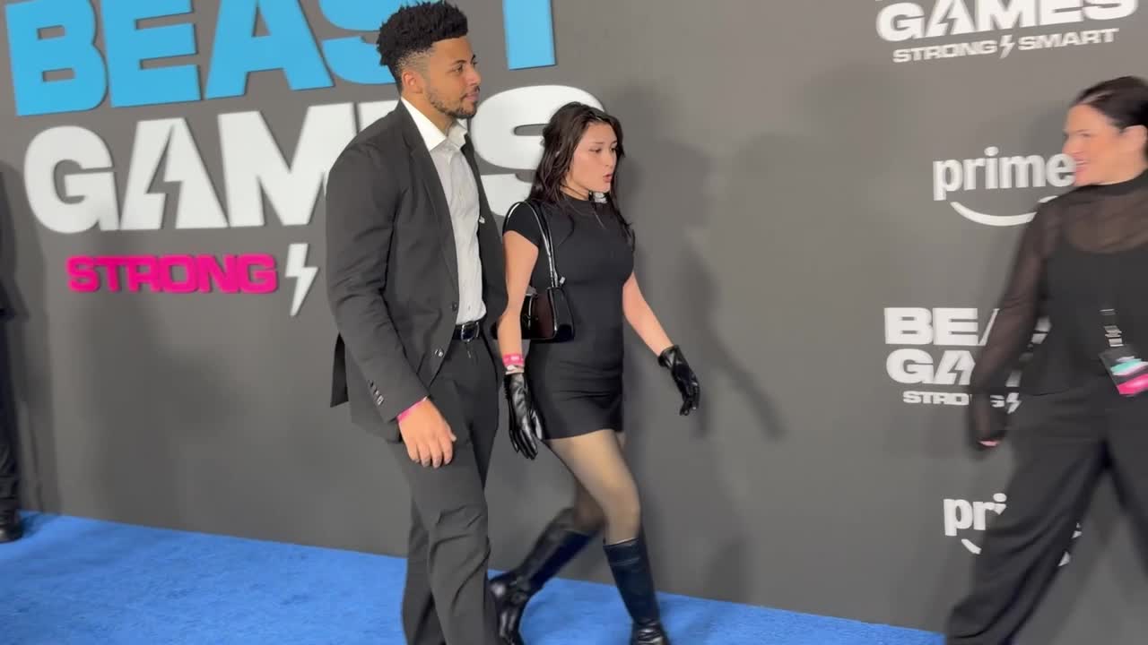 Stars take to red carpet in Los Angeles for Beast Games season 2