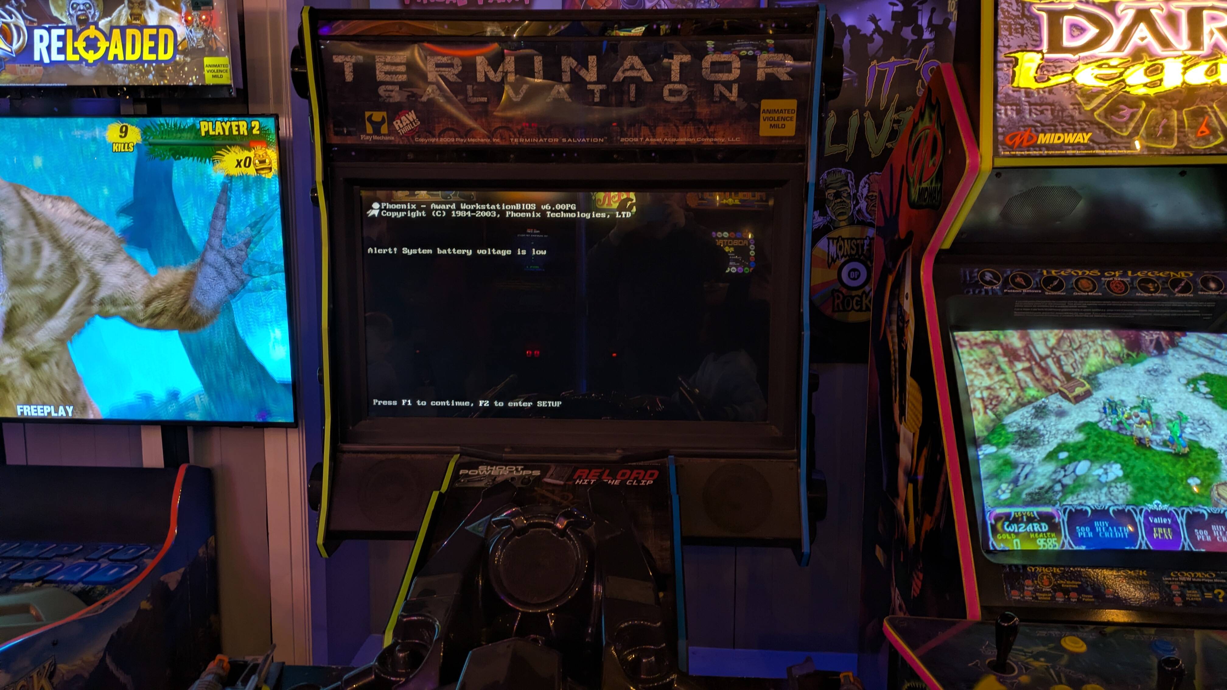 Recline of the machines: Terminator felled by dodgy battery