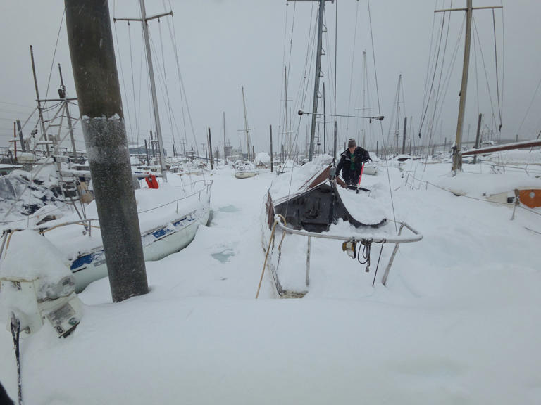 Alaska received 7 feet of snow, sinking boats and collapsing roofs