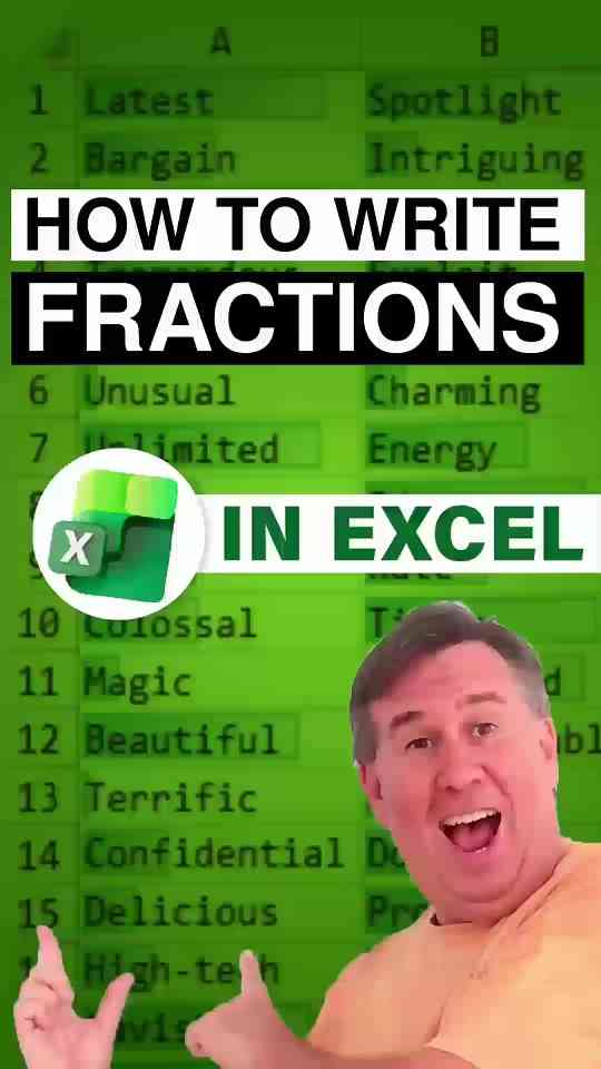 Stop Excel from turning fractions into dates or mixed numbers