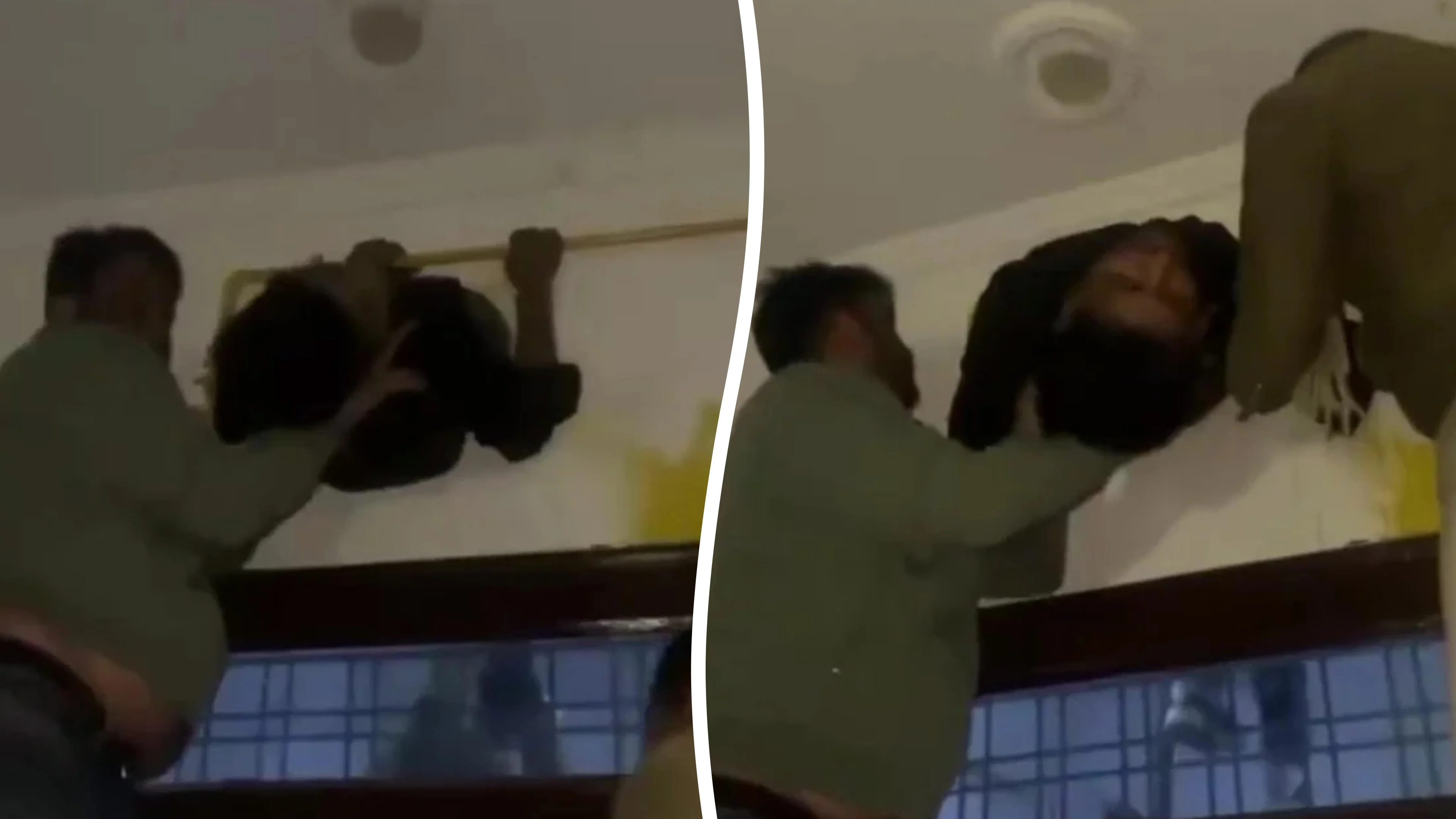 'Thief' gets stuck in kitchen extractor fan during bungled burglary