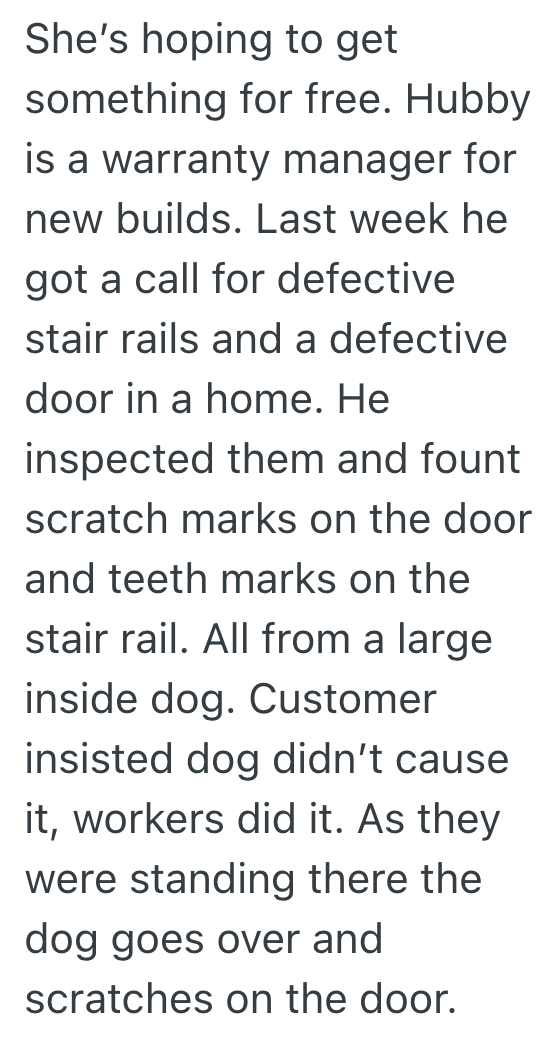 New construction homeowner calls to have her garage door repaired while it’s still under ...
