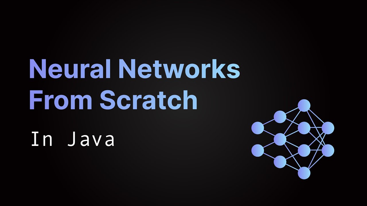 Neural network from scratch in Java