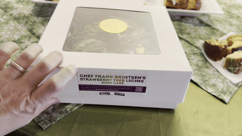 Emeril Lagasse, Frank Brigtsen debut king cake collabs with NOCCA