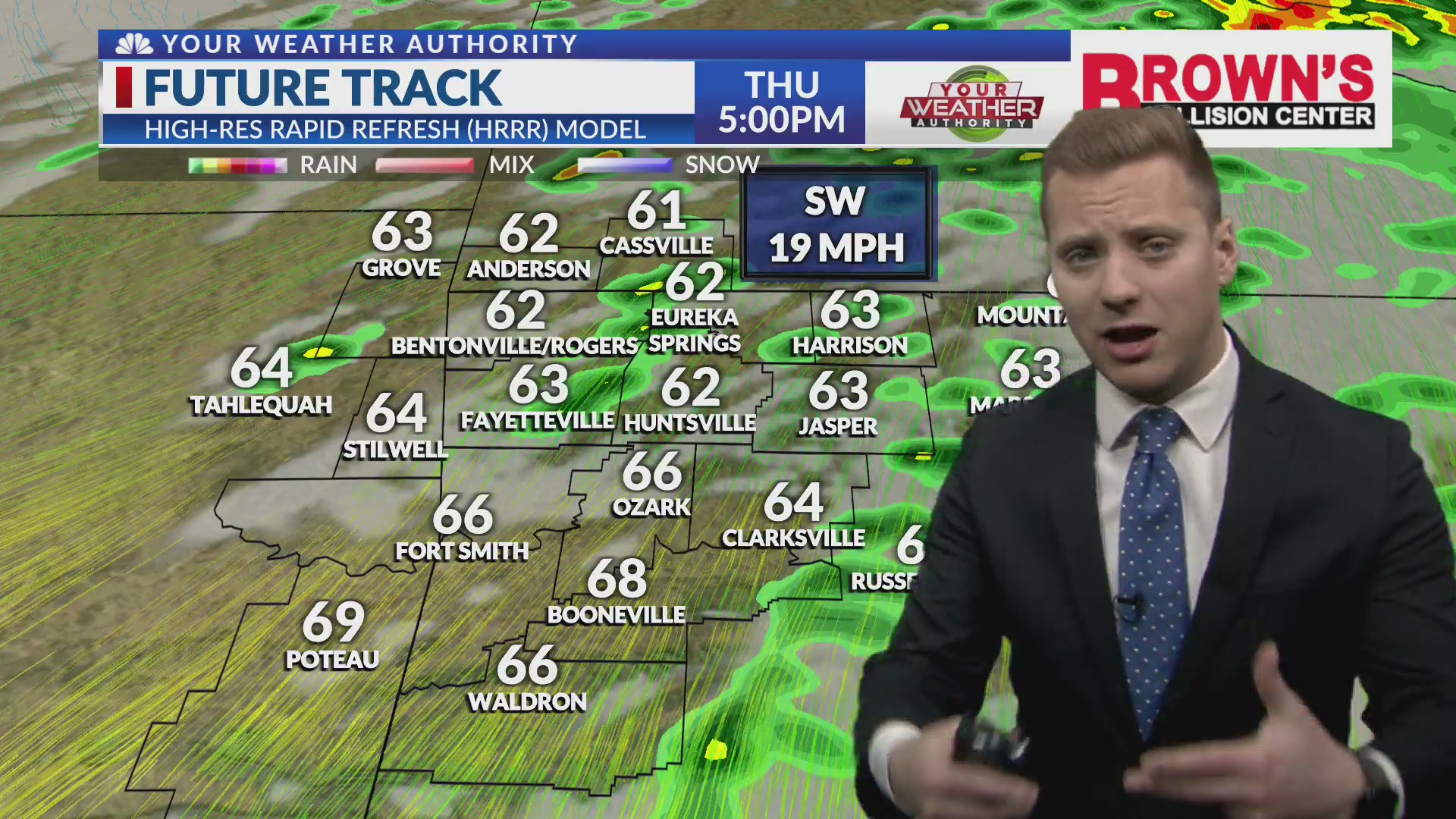 Wednesday, January 7 morning forecast - 6 a.m.