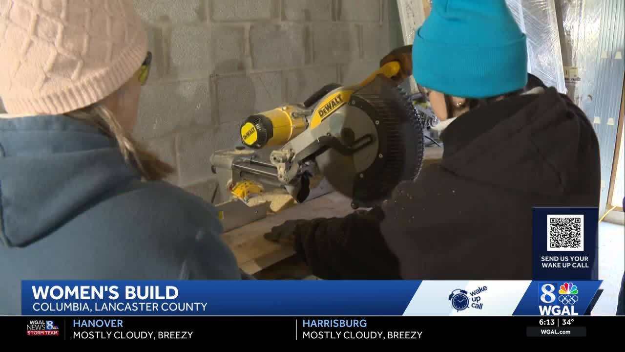Habitat for Humanity Women's Build Week wake up call