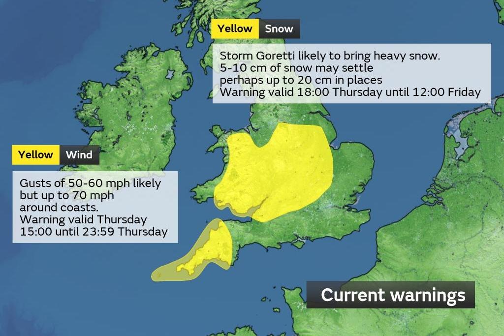 Met Office issues amber weather warning for Nottinghamshire as Storm ...